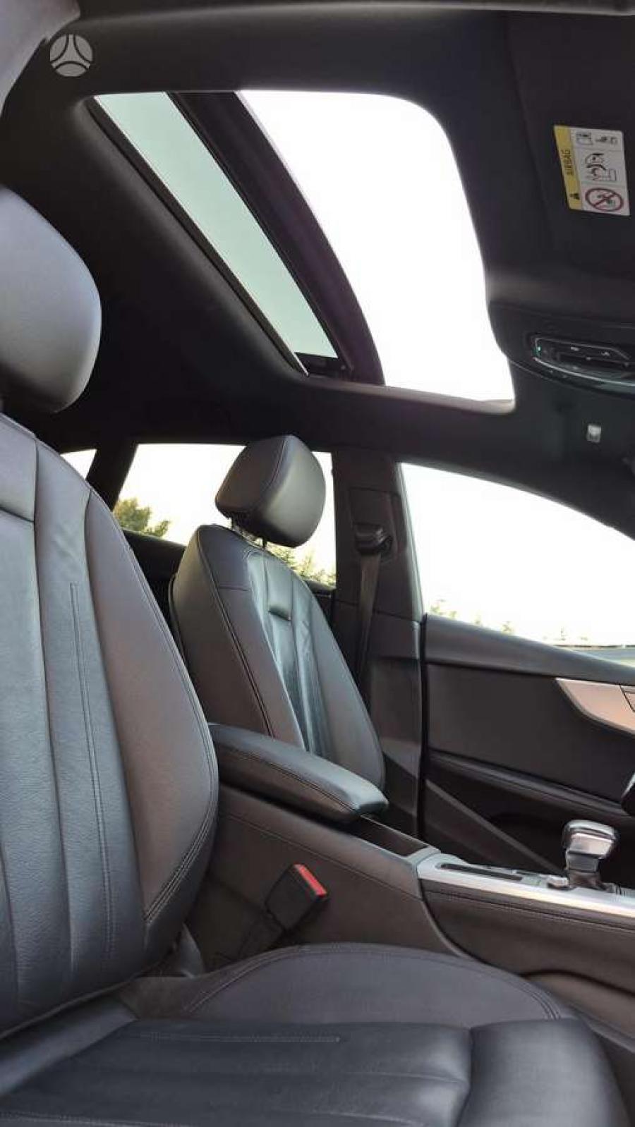 Melns Audi A5 Sportback 2017 Kauņa, ar dzinēja tilpumu 2.00 L un nobraukumu 250 tūkst. km par 15999 €, foto 16 vietnē AUTOMOTO.COM.LV
