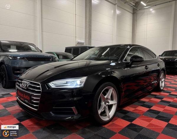Черный Ауди A5 Sportback 2017 в Вильнюс, объемом двигателя 1.97 л и пробегом 248 тыс. км за 15000 €, фото 1 на AUTOMOTO.COM.LV