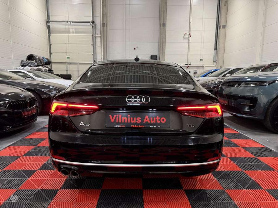 Black Audi A5 Sportback 2017 in Vilnius, with an engine capacity of 1.97 L and mileage of 248 thousand km for 15000 €, photo 6 on AUTOMOTO.COM.LV