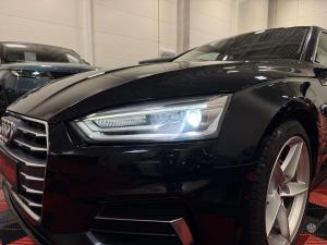 Black Audi A5 Sportback 2017 in Vilnius, with an engine capacity of 1.97 L and mileage of 248 thousand km for 15000 €, photo 8 on AUTOMOTO.COM.LV