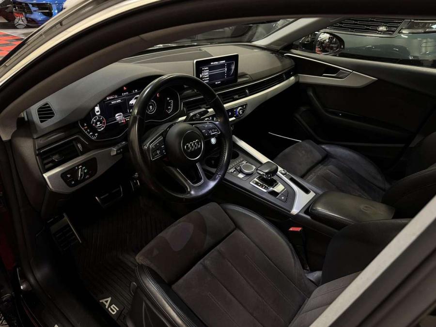 Black Audi A5 Sportback 2017 in Vilnius, with an engine capacity of 1.97 L and mileage of 248 thousand km for 15000 €, photo 11 on AUTOMOTO.COM.LV
