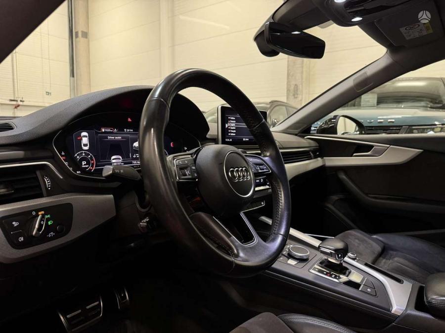 Black Audi A5 Sportback 2017 in Vilnius, with an engine capacity of 1.97 L and mileage of 248 thousand km for 15000 €, photo 14 on AUTOMOTO.COM.LV