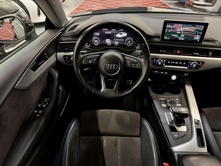 Black Audi A5 Sportback 2017 in Vilnius, with an engine capacity of 1.97 L and mileage of 248 thousand km for 15000 €, photo 17 on AUTOMOTO.COM.LV