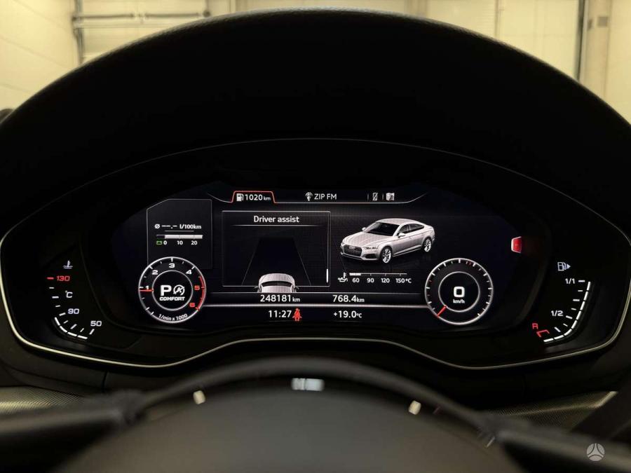 Black Audi A5 Sportback 2017 in Vilnius, with an engine capacity of 1.97 L and mileage of 248 thousand km for 15000 €, photo 19 on AUTOMOTO.COM.LV