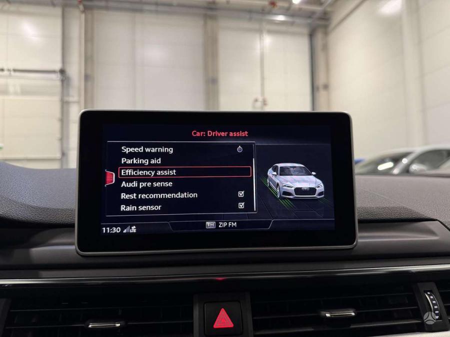 Black Audi A5 Sportback 2017 in Vilnius, with an engine capacity of 1.97 L and mileage of 248 thousand km for 15000 €, photo 28 on AUTOMOTO.COM.LV