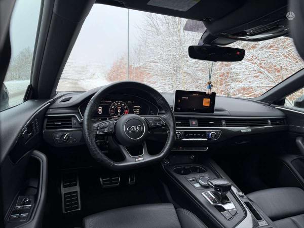 Black Audi A5 Sportback 2018 in Druskininkai, with an engine capacity of 1.98 L and mileage of 118 thousand km for 25500 €, photo 6 on AUTOMOTO.COM.LV