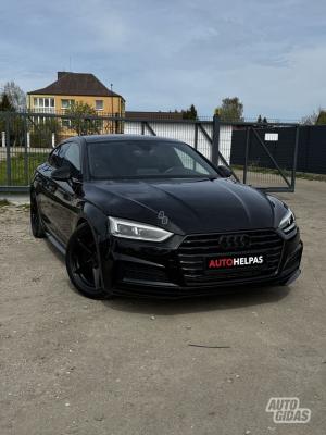 Черный Ауди A5 Sportback 2018 в Клайпеда, объемом двигателя 2.00 л и пробегом 134 тыс. км за 18950 €, фото  на AUTOMOTO.COM.LV