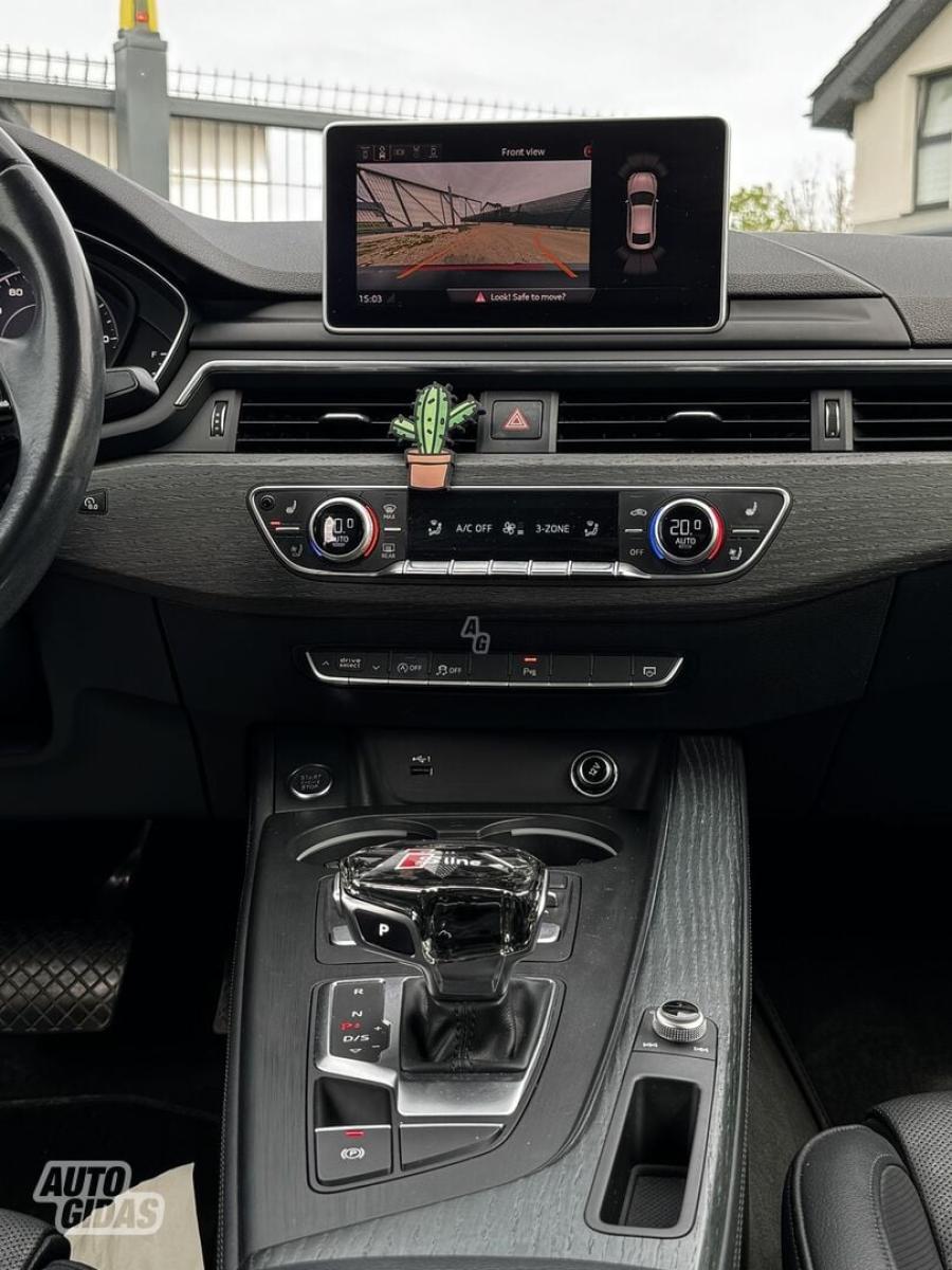 Black Audi A5 Sportback 2018 in Klaipeda, with an engine capacity of 2.00 L and mileage of 134 thousand km for 18950 €, photo 14 on AUTOMOTO.COM.LV