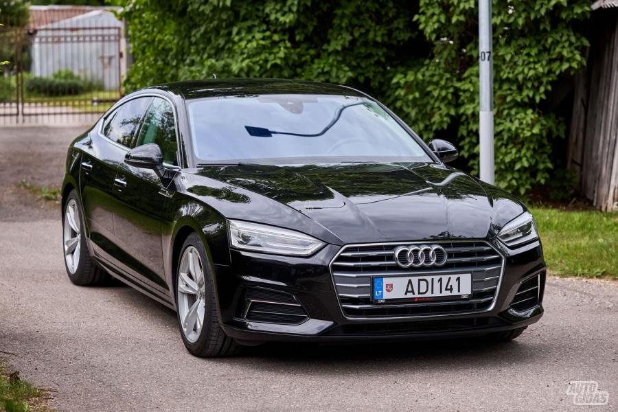 Черный Ауди A5 Sportback 2018 в Вильнюс, объемом двигателя 2.00 л и пробегом 279 тыс. км за 18190 €, фото 4 на AUTOMOTO.COM.LV