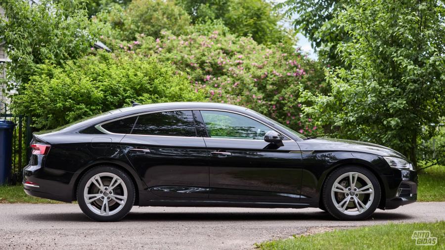 Черный Ауди A5 Sportback 2018 в Вильнюс, объемом двигателя 2.00 л и пробегом 279 тыс. км за 18190 €, фото 6 на AUTOMOTO.COM.LV