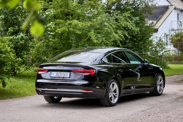 Черный Ауди A5 Sportback 2018 в Вильнюс, объемом двигателя 2.00 л и пробегом 279 тыс. км за 18190 €, фото 6 на AUTOMOTO.COM.LV
