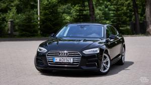 Черный Ауди A5 Sportback 2018 в Вильнюс, объемом двигателя 2.00 л и пробегом 279 тыс. км за 18190 €, фото 12 на AUTOMOTO.COM.LV