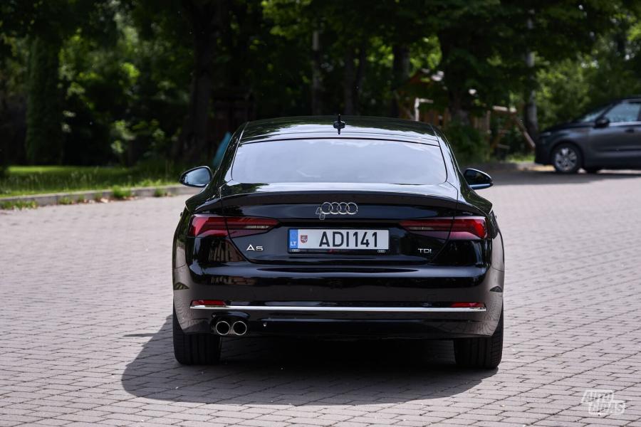 Черный Ауди A5 Sportback 2018 в Вильнюс, объемом двигателя 2.00 л и пробегом 279 тыс. км за 18190 €, фото 17 на AUTOMOTO.COM.LV