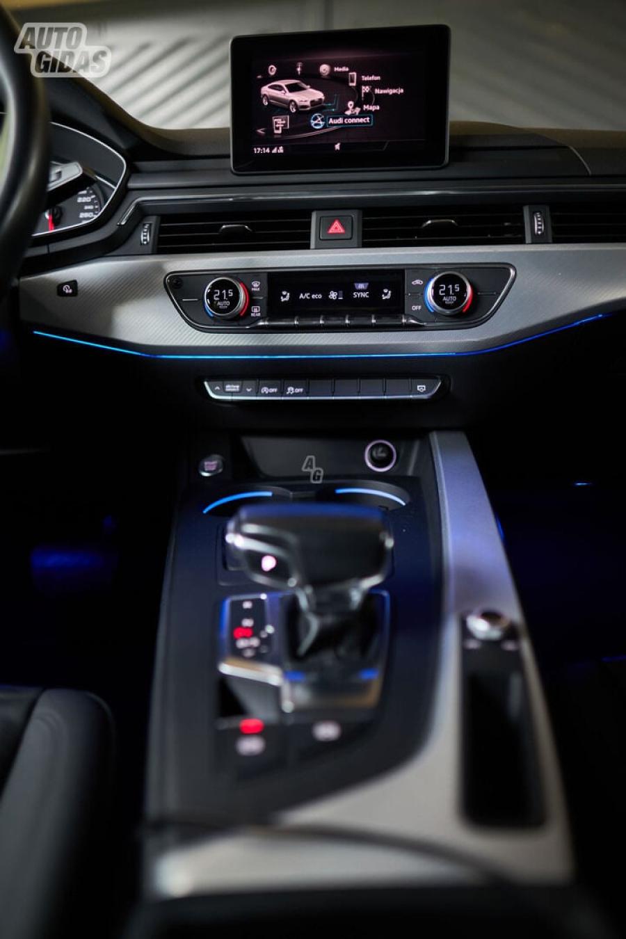Черный Ауди A5 Sportback 2018 в Вильнюс, объемом двигателя 2.00 л и пробегом 279 тыс. км за 18190 €, фото 27 на AUTOMOTO.COM.LV