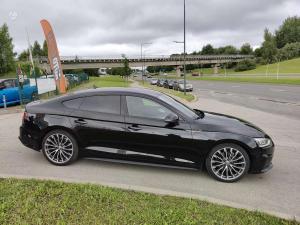 Melns Audi A5 Sportback 2018 Kauņa, ar dzinēja tilpumu 1.97 L un nobraukumu 265 tūkst. km par 16999 €, foto 8 vietnē AUTOMOTO.COM.LV