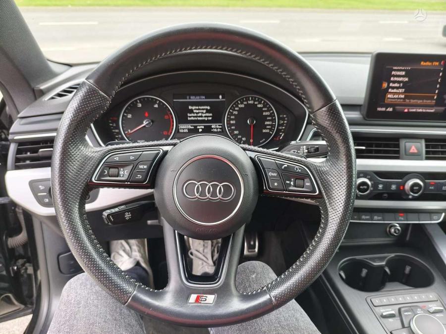 Melns Audi A5 Sportback 2018 Kauņa, ar dzinēja tilpumu 1.97 L un nobraukumu 265 tūkst. km par 16999 €, foto 21 vietnē AUTOMOTO.COM.LV