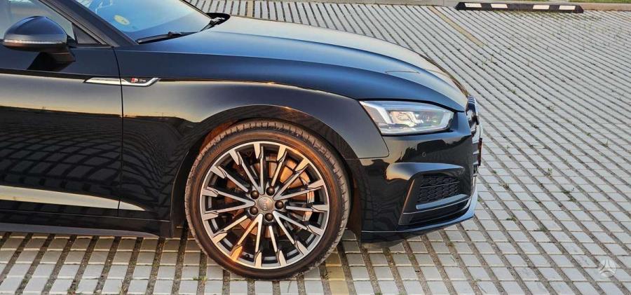 Melns Audi A5 Sportback 2018 Klaipėda, ar dzinēja tilpumu 1.97 L un nobraukumu 168 tūkst. km par 21500 €, foto 21 vietnē AUTOMOTO.COM.LV