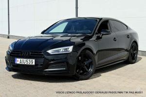 Melns Audi A5 Sportback 2018 Kretinga, ar dzinēja tilpumu 1.98 L un nobraukumu 134 tūkst. km par 17699 €, foto 4 vietnē AUTOMOTO.COM.LV