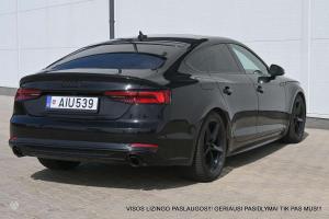 Melns Audi A5 Sportback 2018 Kretinga, ar dzinēja tilpumu 1.98 L un nobraukumu 134 tūkst. km par 17699 €, foto 9 vietnē AUTOMOTO.COM.LV