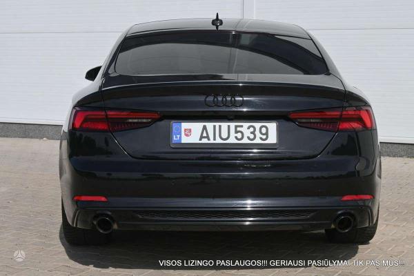 Audi A5 Sportback 2018 Kretinga vietnē Melns Audi A5 Sportback 2018 Kretinga, ar dzinēja tilpumu 1.98 L un nobraukumu 134 tūkst. km par 17699 €, foto 10 vietnē AUTOMOTO.COM.LV