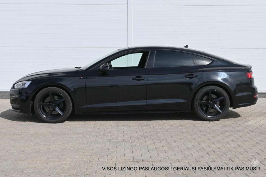 Melns Audi A5 Sportback 2018 Kretinga, ar dzinēja tilpumu 1.98 L un nobraukumu 134 tūkst. km par 17699 €, foto 14 vietnē AUTOMOTO.COM.LV
