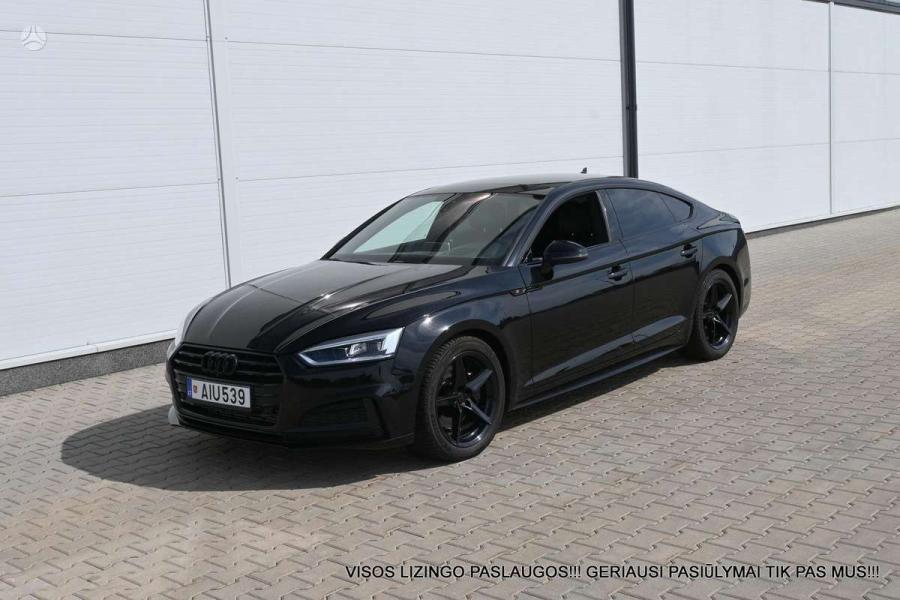 Melns Audi A5 Sportback 2018 Kretinga, ar dzinēja tilpumu 1.98 L un nobraukumu 134 tūkst. km par 17699 €, foto 15 vietnē AUTOMOTO.COM.LV