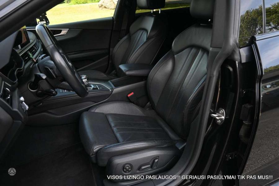 Melns Audi A5 Sportback 2018 Kretinga, ar dzinēja tilpumu 1.98 L un nobraukumu 134 tūkst. km par 17699 €, foto 21 vietnē AUTOMOTO.COM.LV