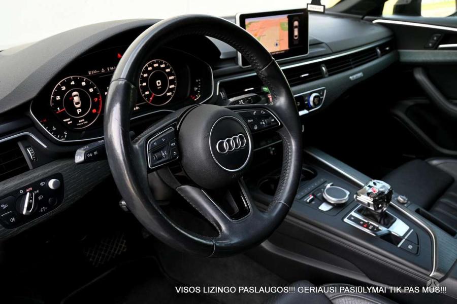 Melns Audi A5 Sportback 2018 Kretinga, ar dzinēja tilpumu 1.98 L un nobraukumu 134 tūkst. km par 17699 €, foto 25 vietnē AUTOMOTO.COM.LV