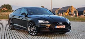Melns Audi A5 Sportback 2018 Klaipėda, ar dzinēja tilpumu 1.97 L un nobraukumu 168 tūkst. km par 21800 €, foto 3 vietnē AUTOMOTO.COM.LV