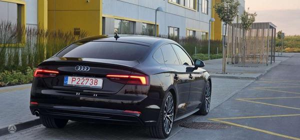 Черный Ауди A5 Sportback 2018 в Клайпеда, объемом двигателя 1.97 л и пробегом 168 тыс. км за 21800 €, фото 7 на AUTOMOTO.COM.LV
