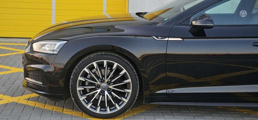 Melns Audi A5 Sportback 2018 Klaipėda, ar dzinēja tilpumu 1.97 L un nobraukumu 168 tūkst. km par 21800 €, foto 11 vietnē AUTOMOTO.COM.LV