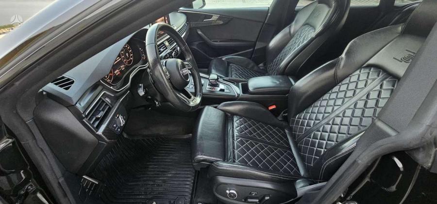 Melns Audi A5 Sportback 2018 Klaipėda, ar dzinēja tilpumu 1.97 L un nobraukumu 168 tūkst. km par 21800 €, foto 13 vietnē AUTOMOTO.COM.LV