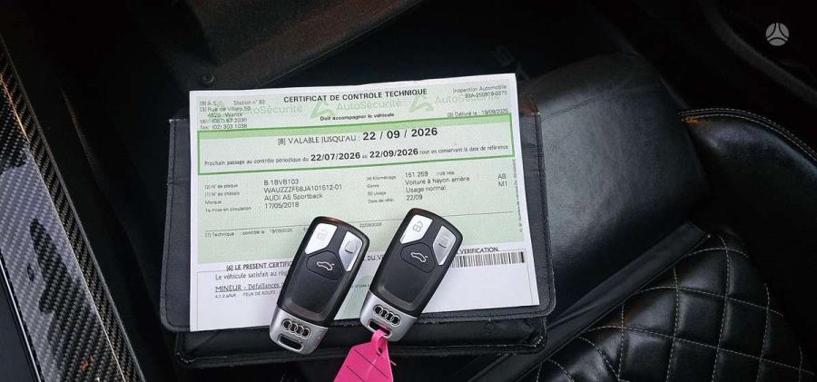 Melns Audi A5 Sportback 2018 Klaipėda, ar dzinēja tilpumu 1.97 L un nobraukumu 168 tūkst. km par 21800 €, foto 34 vietnē AUTOMOTO.COM.LV