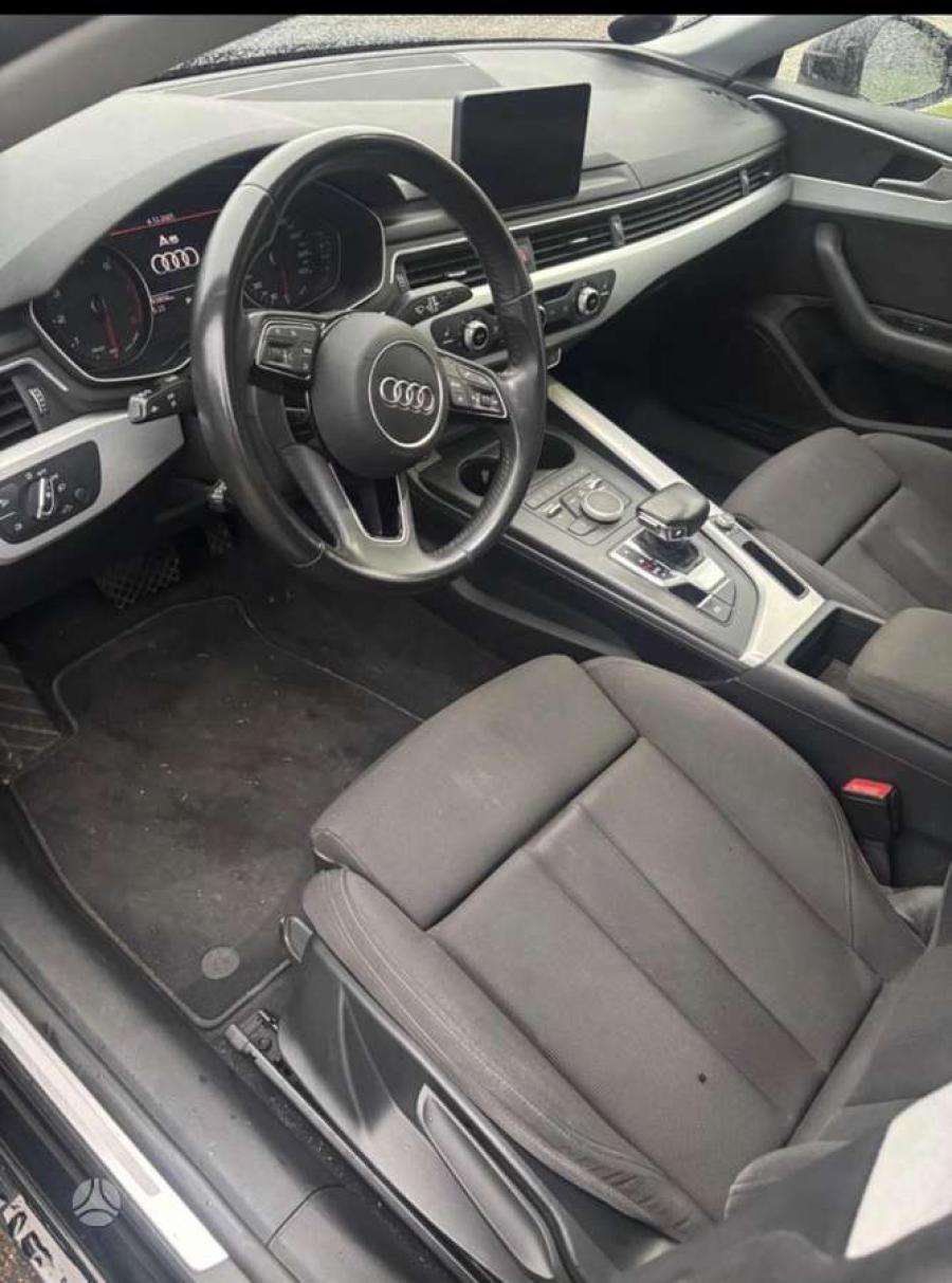 Black Audi A5 Sportback 2019 in Panevezys, with an engine capacity of 1.98 L and mileage of 19 thousand km for 17500 €, photo 11 on AUTOMOTO.COM.LV