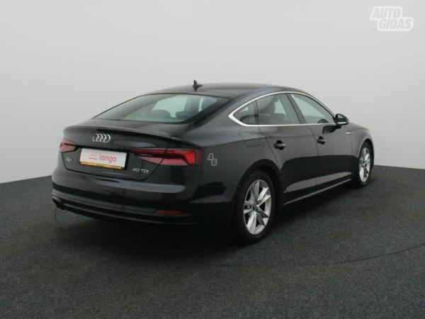 Melns Audi A5 Sportback 2019 Viļņa, ar dzinēja tilpumu 2.00 L un nobraukumu 162 tūkst. km par 22199 €, foto 8 vietnē AUTOMOTO.COM.LV