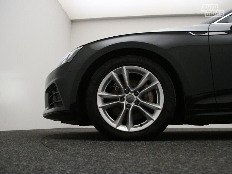 Black Audi A5 Sportback 2019 in Vilnius, with an engine capacity of 2.00 L and mileage of 162 thousand km for 22199 €, photo 28 on AUTOMOTO.COM.LV