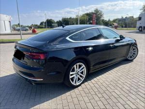 Black Audi A5 Sportback 2019 in Panevezys, with an engine capacity of 1.98 L and mileage of 165 thousand km for 17500 €, photo 3 on AUTOMOTO.COM.LV