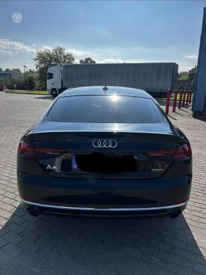 Black Audi A5 Sportback 2019 in Panevezys, with an engine capacity of 1.98 L and mileage of 165 thousand km for 17500 €, photo 4 on AUTOMOTO.COM.LV