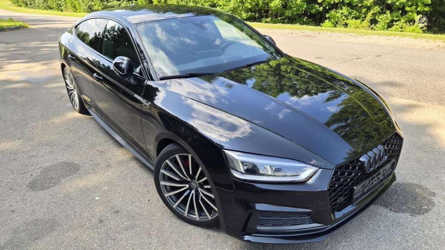 Черный Ауди A5 Sportback 2019 в Тельшяй, объемом двигателя 2.97 л и пробегом 178 тыс. км за 26800 €, фото 16 на AUTOMOTO.COM.LV