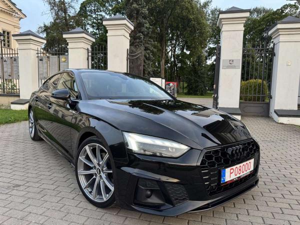 Черный Ауди A5 Sportback 2020 в Вильнюс, объемом двигателя 2.00 л и пробегом 270 тыс. км за 19990 €, фото 1 на AUTOMOTO.COM.LV