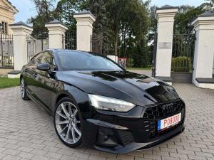 Melns Audi A5 Sportback 2020 Viļņa, ar dzinēja tilpumu 2.00 L un nobraukumu 270 tūkst. km par 19990 €, foto  vietnē AUTOMOTO.COM.LV