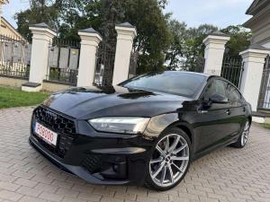 Melns Audi A5 Sportback 2020 Viļņa, ar dzinēja tilpumu 2.00 L un nobraukumu 270 tūkst. km par 19990 €, foto 3 vietnē AUTOMOTO.COM.LV