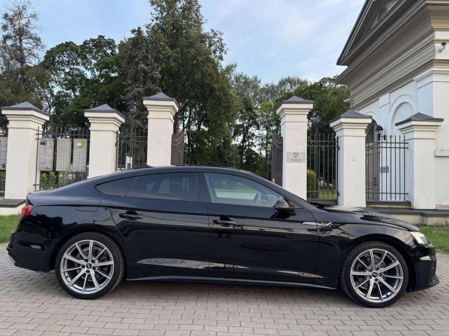 Melns Audi A5 Sportback 2020 Viļņa, ar dzinēja tilpumu 2.00 L un nobraukumu 270 tūkst. km par 19990 €, foto 23 vietnē AUTOMOTO.COM.LV