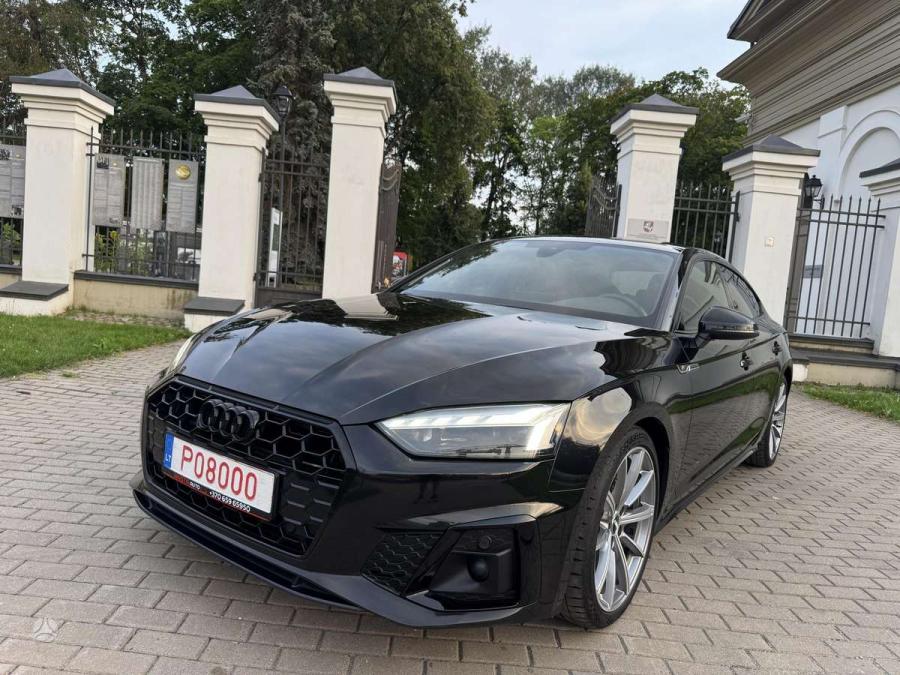 Melns Audi A5 Sportback 2020 Viļņa, ar dzinēja tilpumu 2.00 L un nobraukumu 270 tūkst. km par 19990 €, foto 29 vietnē AUTOMOTO.COM.LV