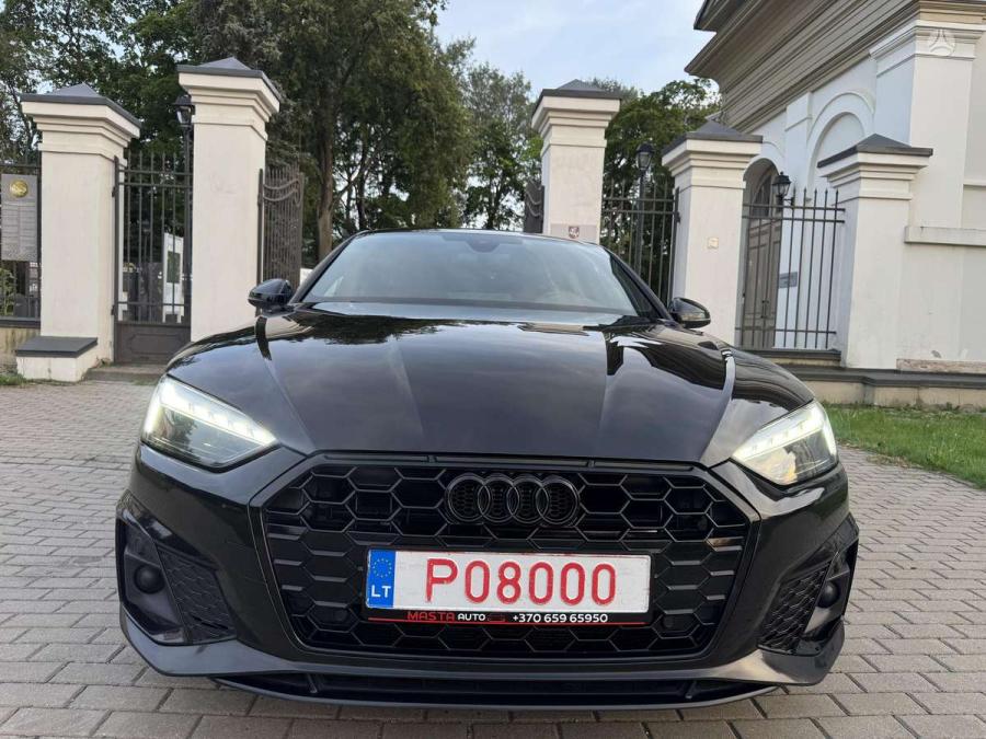 Melns Audi A5 Sportback 2020 Viļņa, ar dzinēja tilpumu 2.00 L un nobraukumu 270 tūkst. km par 19990 €, foto 30 vietnē AUTOMOTO.COM.LV