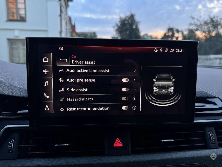 Melns Audi A5 Sportback 2020 Viļņa, ar dzinēja tilpumu 2.00 L un nobraukumu 270 tūkst. km par 19990 €, foto 33 vietnē AUTOMOTO.COM.LV
