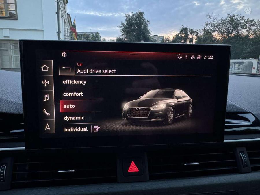 Melns Audi A5 Sportback 2020 Viļņa, ar dzinēja tilpumu 2.00 L un nobraukumu 270 tūkst. km par 19990 €, foto 35 vietnē AUTOMOTO.COM.LV