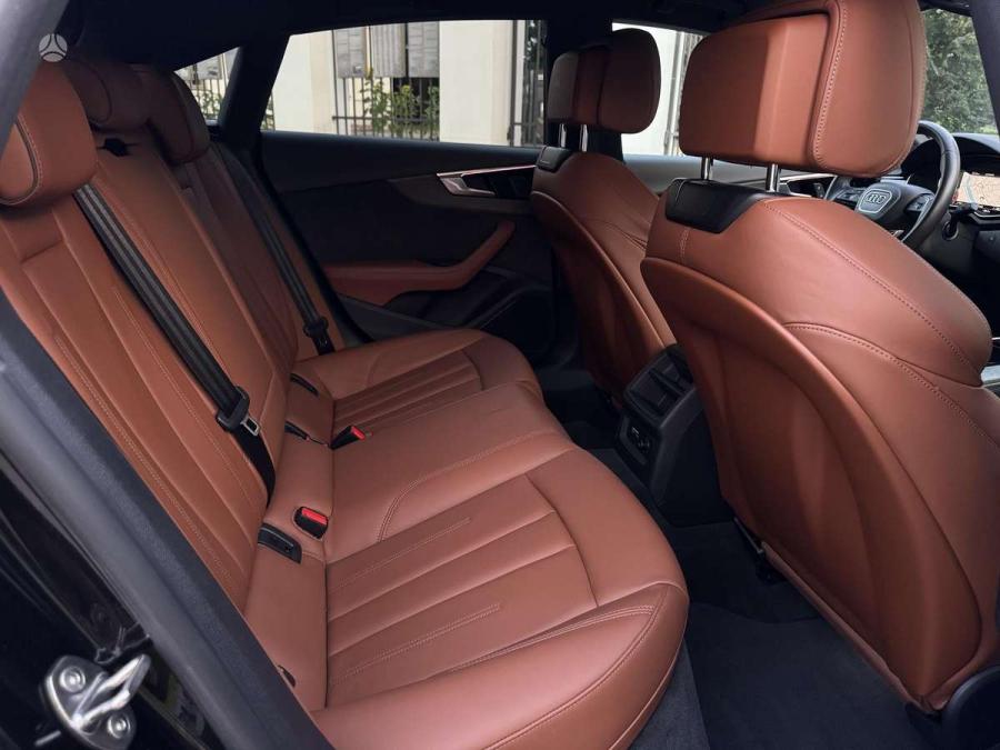 Melns Audi A5 Sportback 2020 Viļņa, ar dzinēja tilpumu 2.00 L un nobraukumu 270 tūkst. km par 19990 €, foto 42 vietnē AUTOMOTO.COM.LV