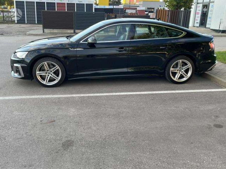 Melns Audi A5 Sportback 2020 Jonava, ar dzinēja tilpumu 1.97 L un nobraukumu 96 tūkst. km par 23900 €, foto 7 vietnē AUTOMOTO.COM.LV