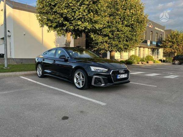 Audi A5 Sportback 2020 Jonava vietnē Melns Audi A5 Sportback 2020 Jonava, ar dzinēja tilpumu 1.97 L un nobraukumu 96 tūkst. km par 23900 €, foto 11 vietnē AUTOMOTO.COM.LV